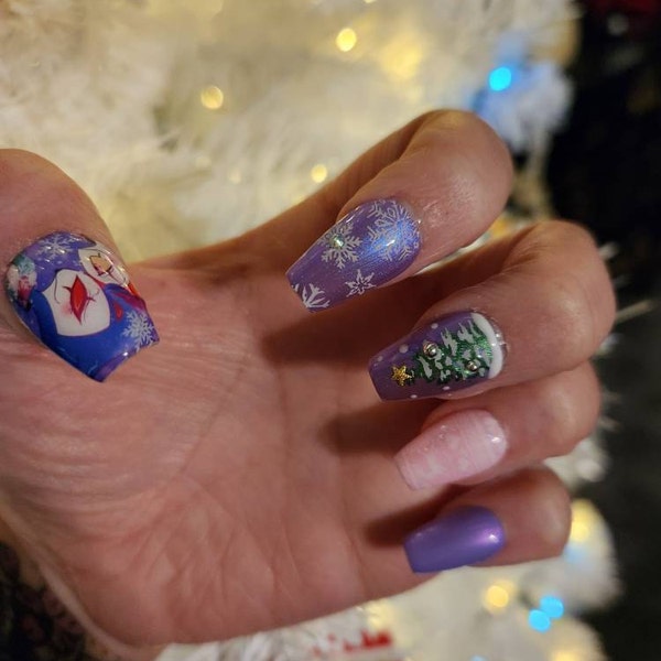 Starfall Acotar Inspired Press on Nail Set - Etsy Canada