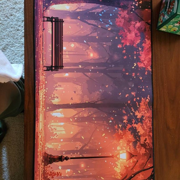 Mount Fuji Desk Mat, Cherry Blossom Mouse Pad, Japanese Sakura Art ...