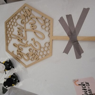 Bee Custom Cake Topper, Meant to Bee Cake Topper, Bee Wedding Cake ...