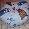 Biscornu Cross Stitch Pattern Doctor Who Pin Cushion / Ornament Tardis ...