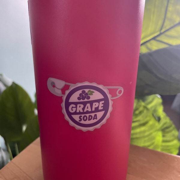 Grape Soda Pin Hidden Mickey Transparent Laptop Sticker/ Pixar Disney ...