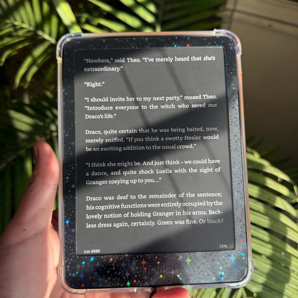 Holographic Stars E-reader Skin, Removable Kindle Paperwhite, Adhesive ...
