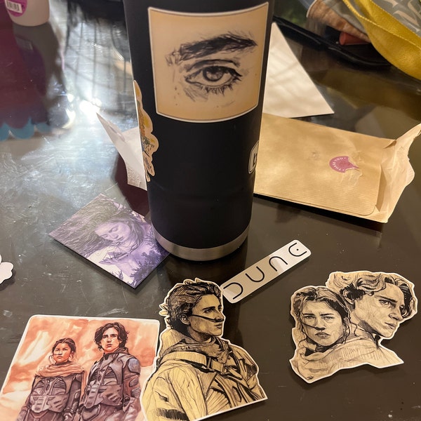 Timothée Chalamet Sticker Pack - Zendaya - Paul Atreides & Chani - Etsy