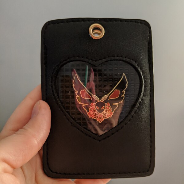 Mothman Hard Enamel Pin | Cryptid Collection | Unique Fantasy Mythology ...