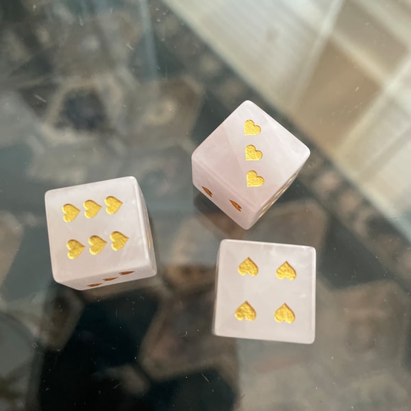 Heart D6 Die-six Sided 16mm D6 Dice-dnd D and D Dice Set-engraved D6 Dice-dungeons and Dragons ...