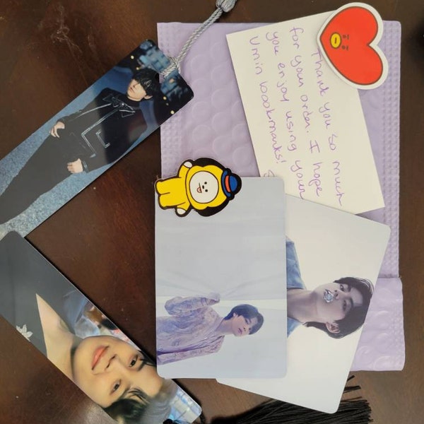 BTS Bookmarks - Etsy