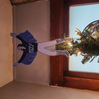 Hand Glittered Rocketman Tree Topper Gift for Music Fans - Etsy UK