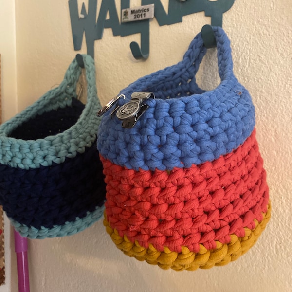 Small Hanging Basket Crochet Pattern, Instant Digital Download - Etsy