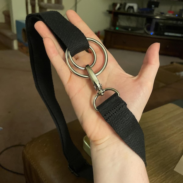 Double Clasp Belt/ 100% Cotton/ Adjustable Length/ Unisex/ Vegan ...