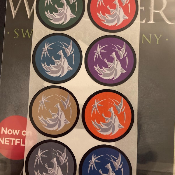 THE WITCHER Netflix Advert Cover Stickers Waterproof Glossy Smudgeproof ...