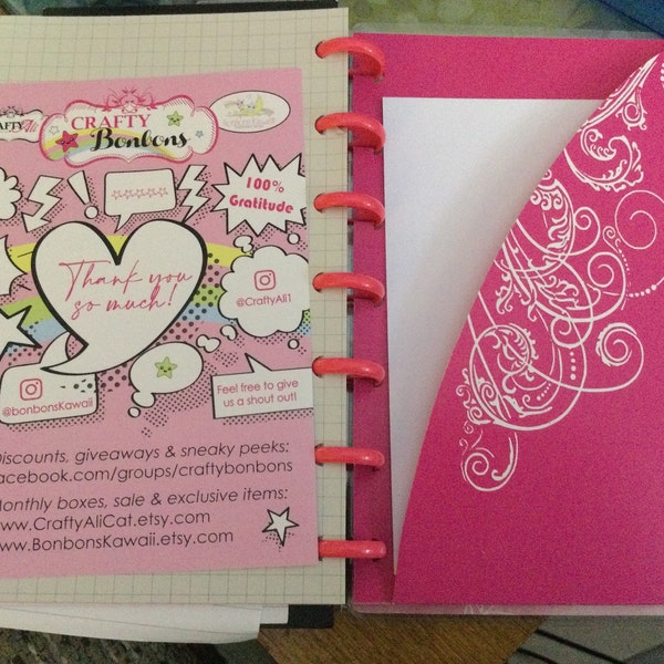 Pocket Folder for Happy Planners - Planner Accessories - Planner ...