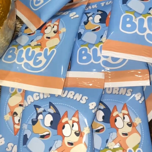 Bluey Custom Chip Bag Digital Only - Etsy