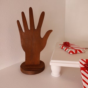 Wooden Hand Display for Rings and Bracelets Brown - Etsy