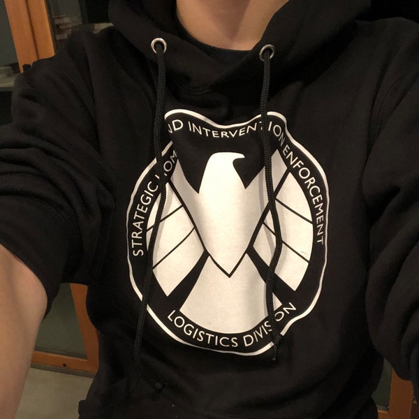 SHIELD S.H.I.E.L.D. Hoodie Hooded Sweatshirt Pullover Hood Marvel ...