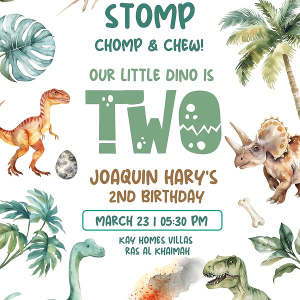 Watercolor Dinosaur Clipart Bundle, Cute Dino Clip Art, Dinosaur ...