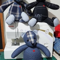 Simplicity A2115 Pattern Memory Bear Pattern Plush Sewing Pattern ...