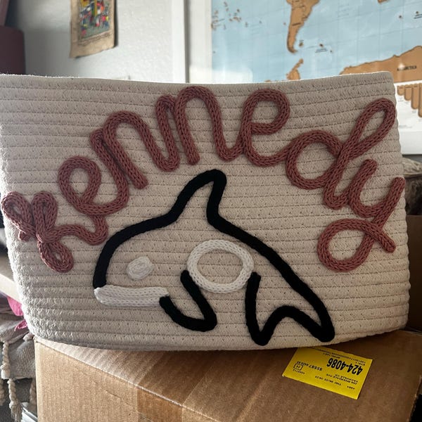 Name Sign, Knitted Wire Word, Baby Shower Gift, Playroom Wall Art ...