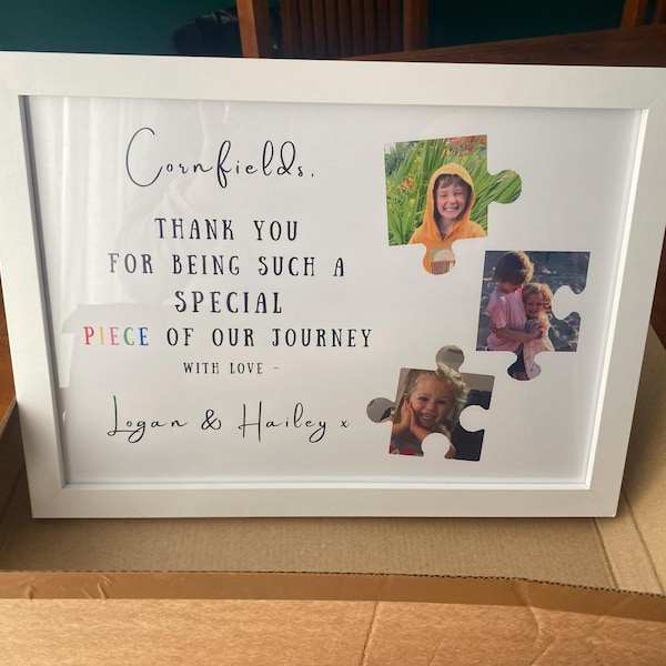 Personalised Teacher Thank You, School Leaver Poster Mentor, Class ...