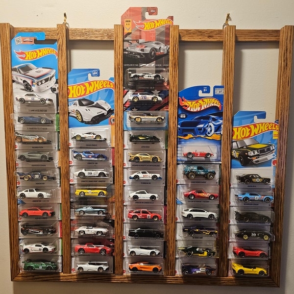 Unopened 1/64 Scale Die-cast Cars Oak Display Rack ("free" Shipping) - Etsy
