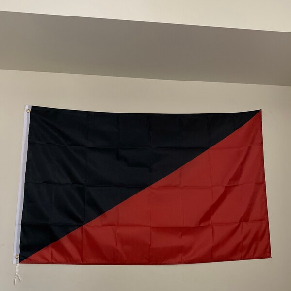 Anarchy Anarchist 5 Flag Banner 3x5ft - Etsy