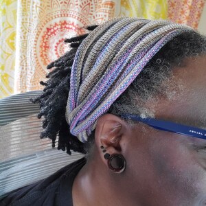 4 x HEAD BANDS hair wrap DREADLOCK dreads tube psy trance | Etsy