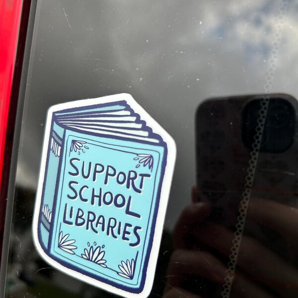 Support Public Libraries Book Sticker Library Science Books - Etsy