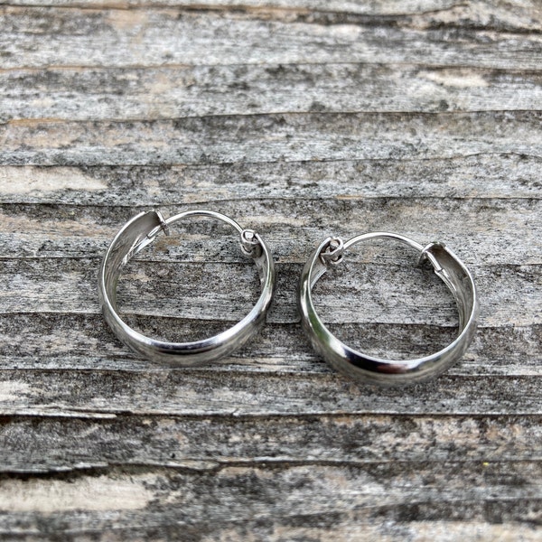 Dainty Hoop Earrings, 1 Inch Hoop Earrings, Chunky Hoop Earrings ...