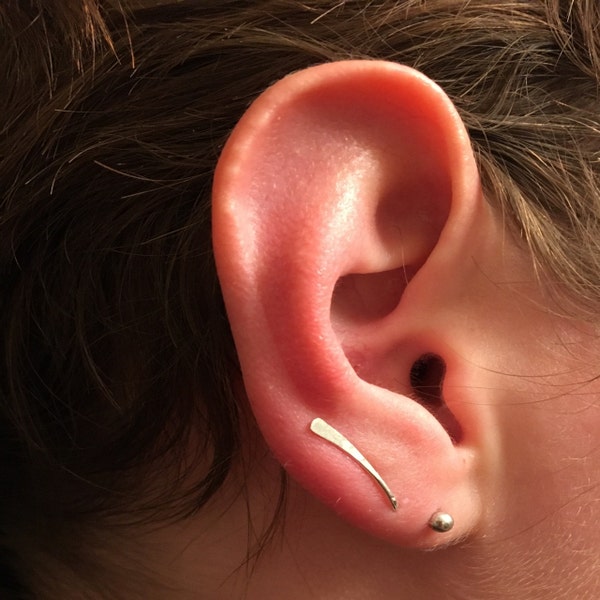 Ear Climbers, Gold Ear Climbers, Silver Ear Climbers, Arch Bar Ear ...
