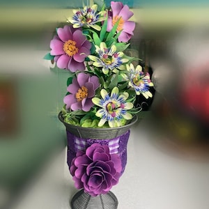 Daphne Paper Flowers Templates Video Tutorial Instant - Etsy