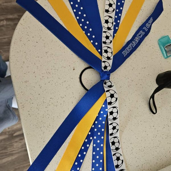 Gameday Boot Bows, Embroidered Ribbons, Custom Boot Ribbons, Spirit ...