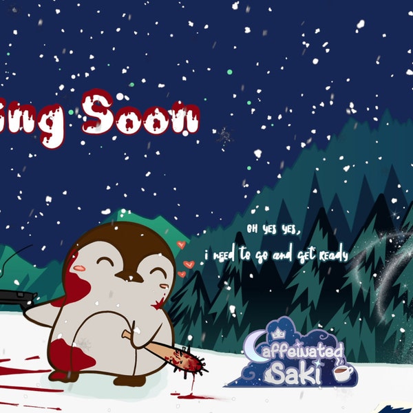 SNOW FALLING Animated Twitch Stream Overlay / Christmas Snowflakes ...