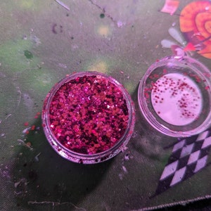 Hot Girl Summer Chunky Glitter Mix Neon Iridescent Hot Pink Glitter for ...