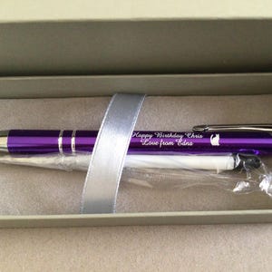 Personalised Pen, Engraved Ballpoint Pen, Promotional Pens, Custom ...