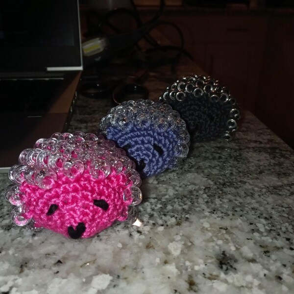 Beaded Fidget Hedgehog Crochet Pattern Crochet Fidget Toy Fidget ...