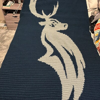 Harley-davidson Crochet Afghan Pattern Graph - Etsy