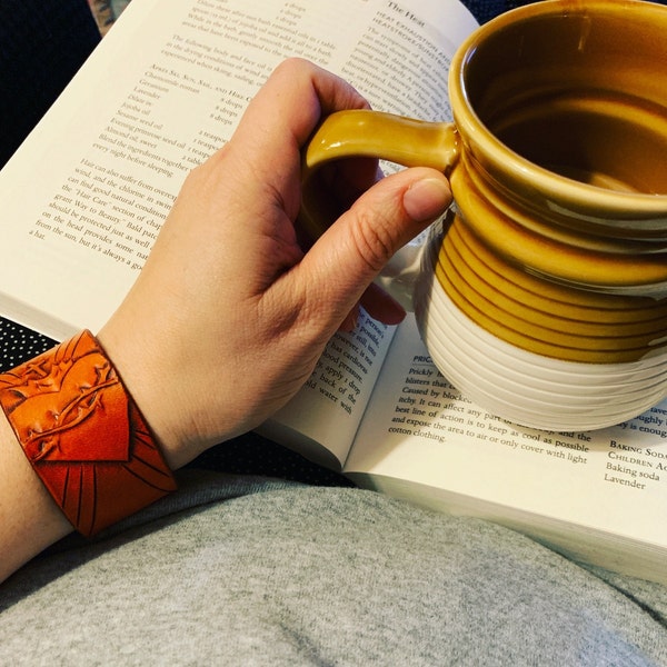 Most Chaste Heart of Joseph Hand Tooled Leather Keychain Color - Etsy