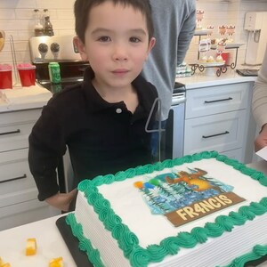 NUMBERBLOCKS Digital Seamless Pattern Printable Fabric Birthday Party ...