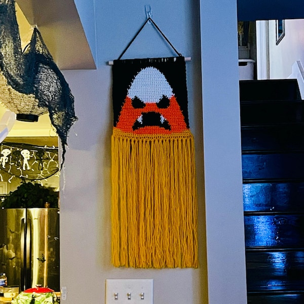 Stranger Things Tapestry Crochet Pattern / Wall Hanging / Weird Art ...