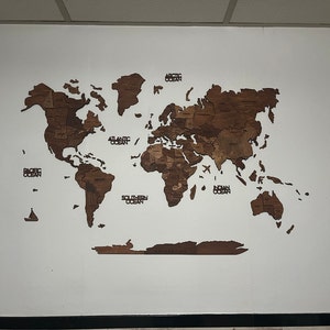 World Map Push Pin Wall Art, Travel Map Flag Push Pins, Flags Push Pins ...