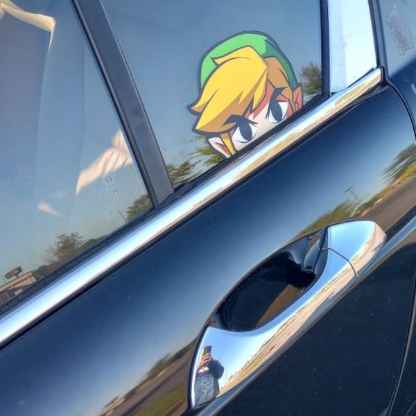 Bluey Peeker - Glossy White Cut Vinyl Car Decal - Multiple Sizes! - Etsy