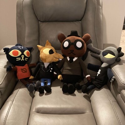 Rivulet Plushie, Blue Slugcat Plush, Handmade Stuffed Animal, 11.8 In ...