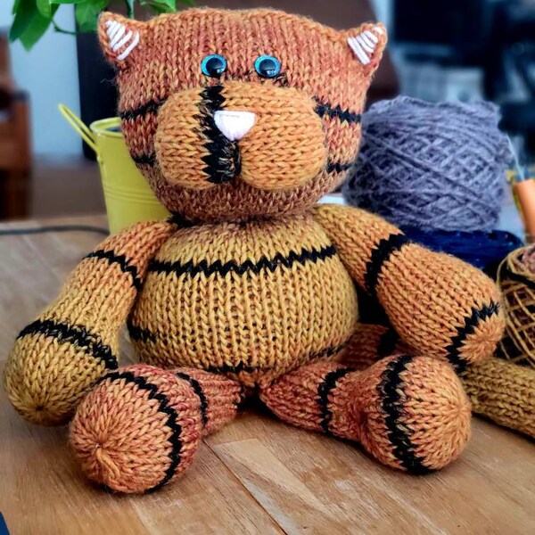 Kitty Cat Stuffed Animal Circular Knitting Machine PDF PATTERN ONLY ...