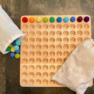 The Original Hundred Board Hundred Frame 100 Board Counting Board ...