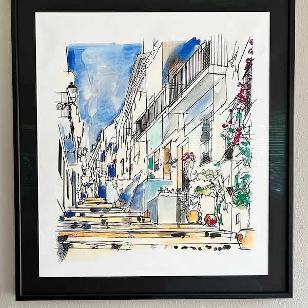 Art PRINT of Original Sketch | PRINT of Iraq Art | Islam Art | Travel ...