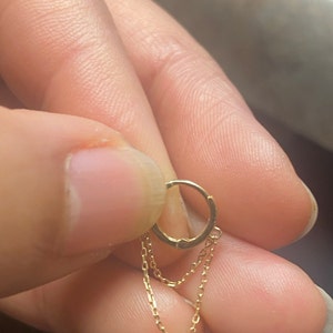 14K Solid Yellow Gold Circular Circle Round Pearl Ball Wire - Etsy