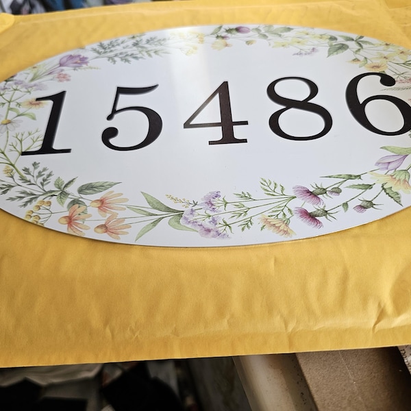 Custom House Number Arrow Sign, Personalized Address Sign With ...