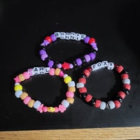 Bluey Kandi Pony Bracelets Bluey & Bingo Scene Raver Decora Kidcore ...