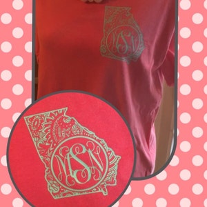 Zentangle Georgia SVG Png Fcm Eps Dxf Ai Cut File Silhouette Cricut ...