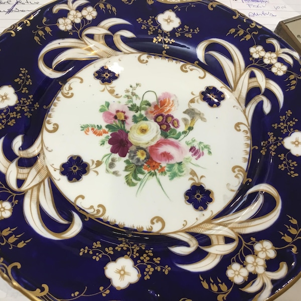 Two William Adams Ironstone China Platters Antique C1896-1900 Tunstall ...