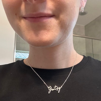 Personalized Name Necklace Minimalist Name Necklace by ...